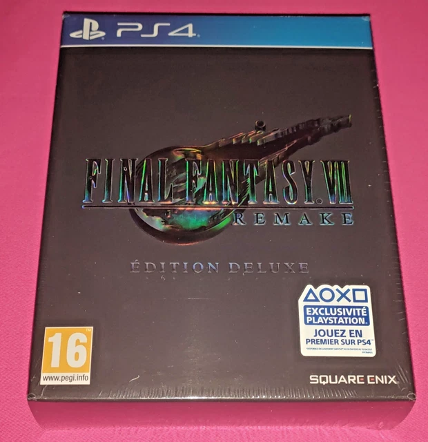 FINAL FANTASY VII Remake Edition Deluxe Sony PS4 neuf sous blister new ...