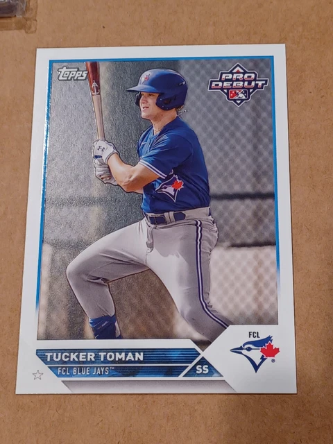 2023 PRO DEBUT Base #PD-8 Tucker Toman - FCL Blue Jays EUR 1,09 ...
