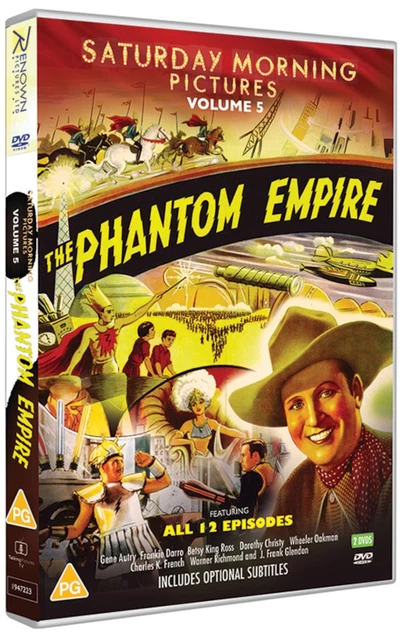 THE PHANTOM EMPIRE (DVD) Betsy King Ross Dorothy Christy Gene Autry (US ...