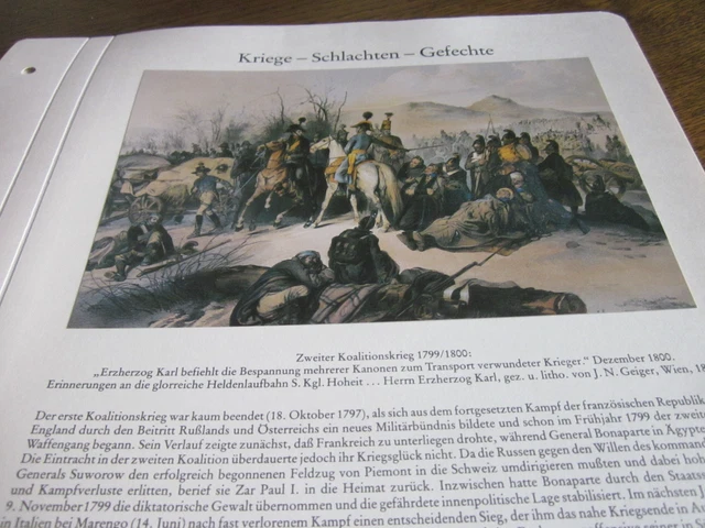 DEUTSCHES MILITÄR ARCHIV 5 Kriege 5045 zweiter Koalitionskreig 1799/ ...