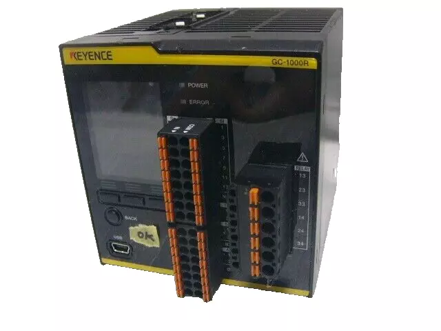 KEYENCE GC-1000R SAFETY Controller GC SERIES MAIN CONTROLLER Used $803. ... KEYENCE GC-1000R SAFETY Controller GC SERIES MAIN CONTROLLER Used $803. ...