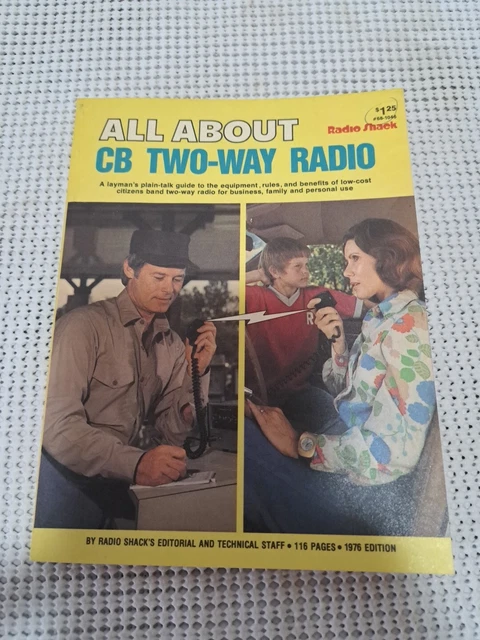 ALL ABOUT CB Two-Way Radio Tandy Radio Shack 1976 First Edition Booklet ...