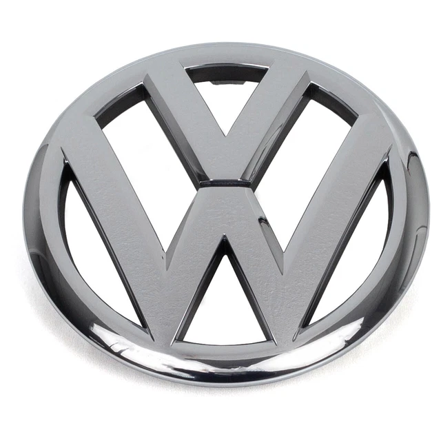 ORIGINAL VW EMBLÈME logo CHROME grille de refroidissement GOLF PLUS V ...