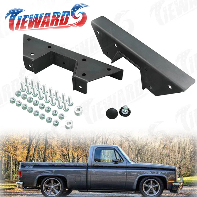 FOR 73-87 CHEVY C10 C20 Truck Upgrate Rear Bolt-on C Notch Frame Kit ...