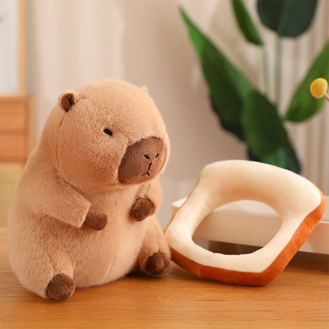 CAPYBARA PLUSH TOY Cute Capybara Stuffed Animal (Bread Capybara 40cm) £ ...
