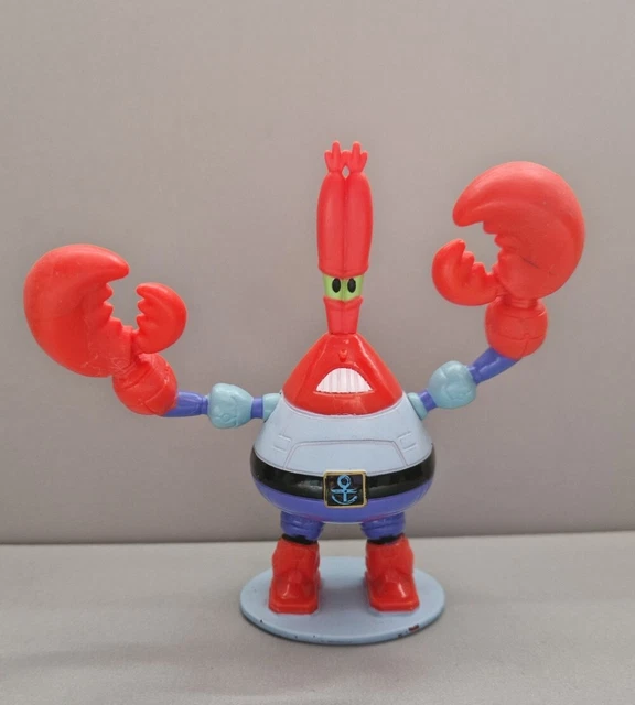 MR KRABS SPONGEBOB SquarePants Standing Toy Figure Figurine 2014 Viacom ...