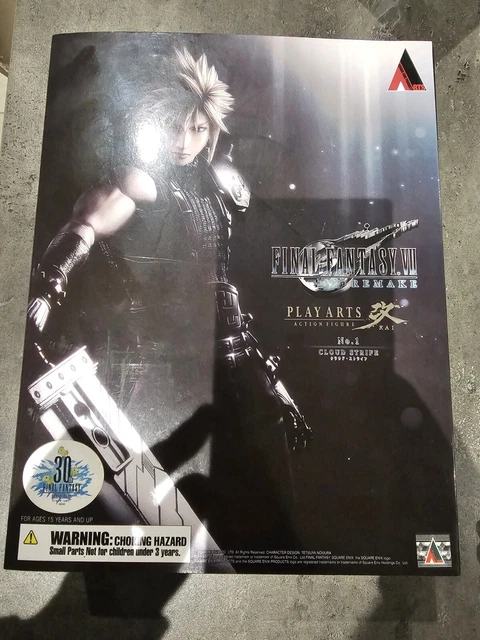 FIGURINE CLOUD STRIFE Final Fantasy VII Remake Play Arts Kai Complet ...