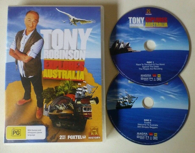 TONY ROBINSON EXPLORES AUSTRALIA / DOWN UNDER dvd SERIES documentary ...