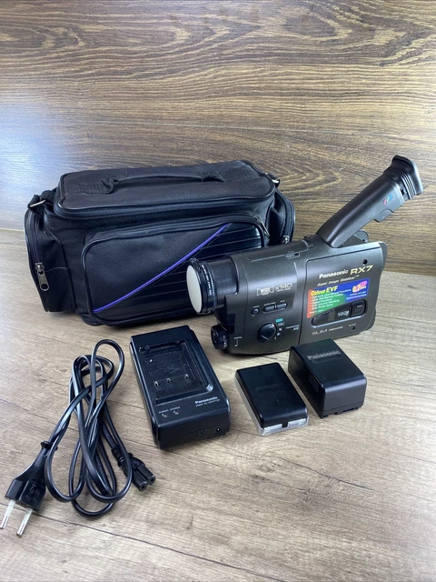 PANASONIC RX7 Palmcorder VHS-C Camcorder Video Camera with Charger ...