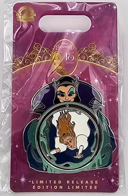 DISNEY ENCHANTED 15TH Anniversary Spinner Limited Release Pin Giselle ...