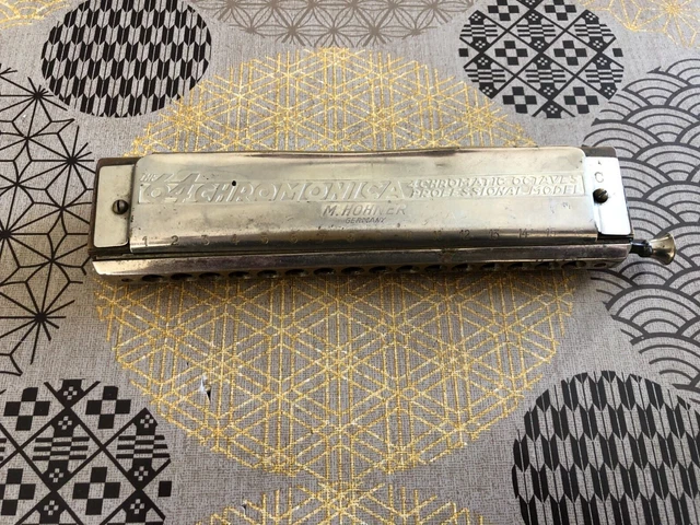 64 CHROMONICA HOHNER, 280-C, made in Germany, 4 chromatic octaves ...