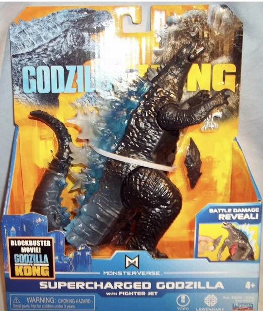 MONSTERVERSE SUPERCHARGED GODZILLA with Fighter Jet Godzilla VS Kong ...