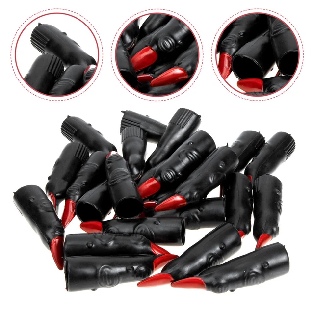 24 PCS FAKE Finger Cot Witch Fingers Vampire Costume Make up Prom EUR ...