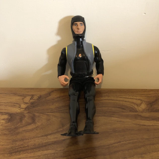 ACTION MAN SCUBA Diver Frogman 2002 Vintage Hasbro 12" £9.95 - PicClick UK
