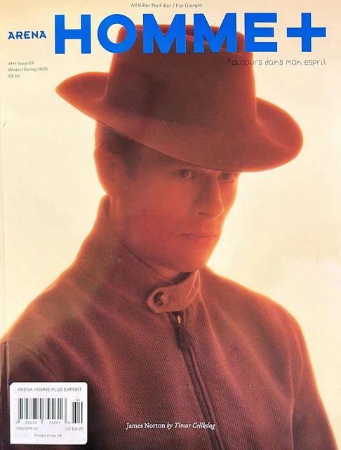 ARENA HOMME + Magazine Winter Spring 2026 £36.38 - PicClick UK