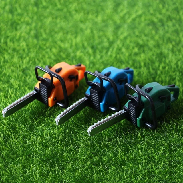 1:12 MINIATURE CHAIN Saw Garden Tool Dollhouse Lawn Mower Toy £4.31 ...