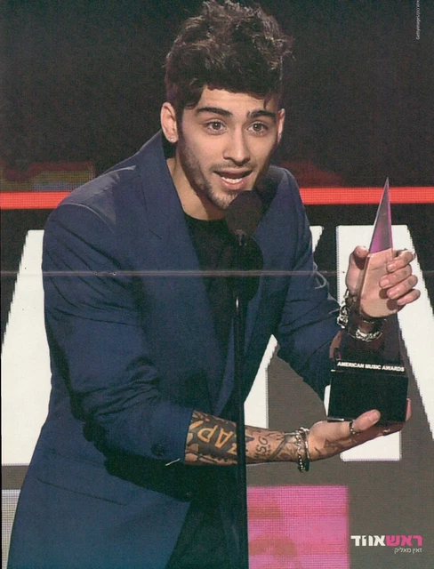 ZAYN MALIK / Maddie Ziegler Israeli Magazine POSTER Centerfolds 1D ...
