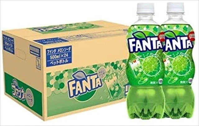 COCA-COLA FANTA MELON Soda 500 ml x 24 PET édition limitée pop coke ...