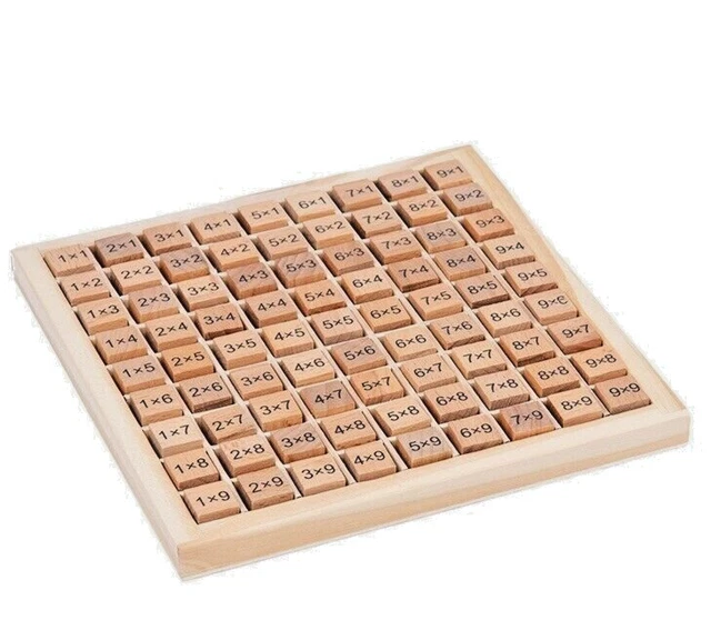 MONTESSORI MULTIPLICATION TABLE for Kids | Wooden Math Toy ...