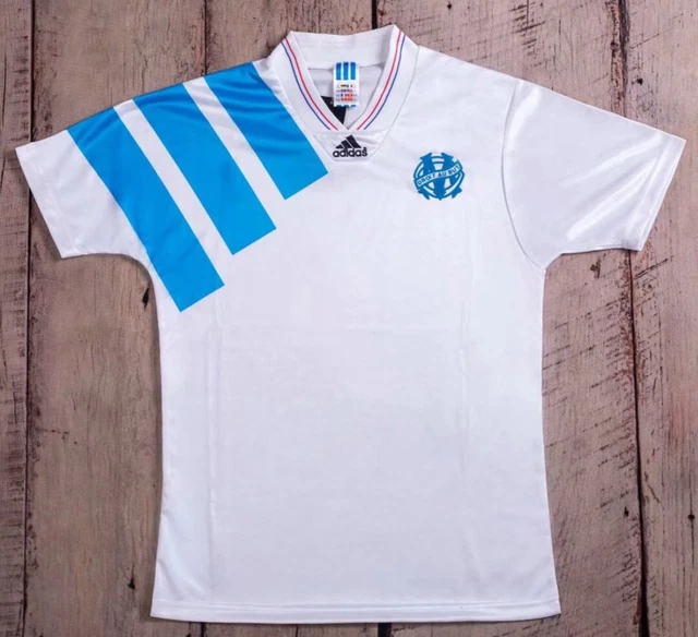 MAILLOT OM , olympique de Marseille (1992/93)**BOLI 4, DIMECO 3 EUR 36 ...
