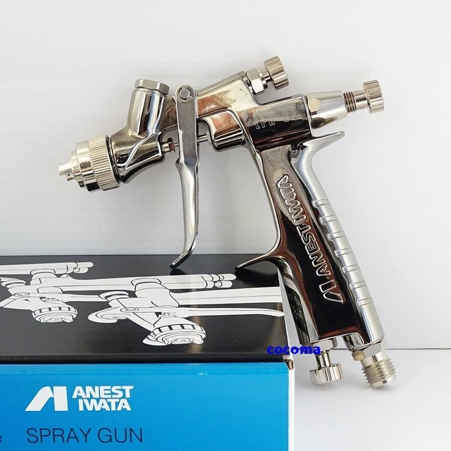 ANEST IWATA PISTOLA a spruzzo piccola tazza centrale bassa pressione (ugello 0,8 mm) LPH-80-082G ...