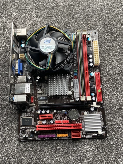 BIOSTAR G41D3C VER 7.0 Motherboard, Intel Pentium E6600, 4GB. £29.99 ...