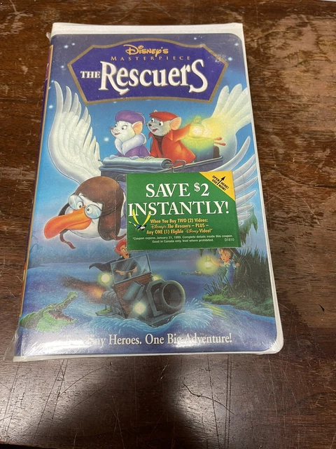 THE RESCUERS DOWN Under Walt Disney VHS Tape 1991 The Classics (No Case ...