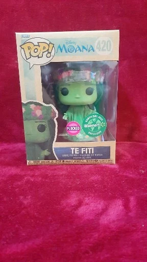 FUNKO POP 420 Disney Moana Te Fiti Flocked 2022 Earth Day Walmart ...