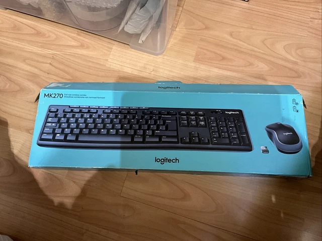 Logitech Mk270 Wireless Mouse And Keyboard Combo £6 50 Picclick Uk