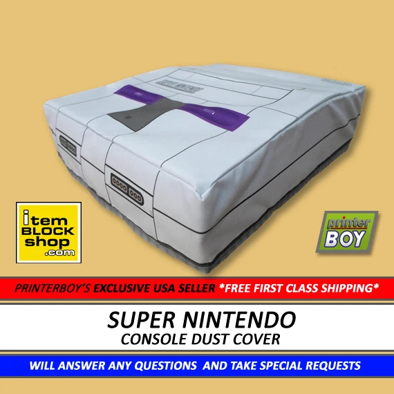 SNES SUPER NINTENDO Model 1 Console System Dust Cover VINYL $18.99 ...