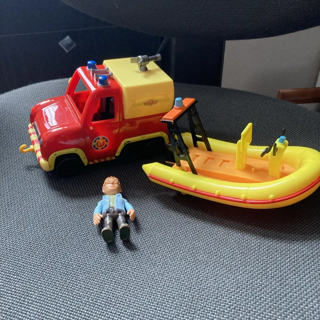 FIREMAN SAM VENUS Vehicle & Norman Price Neptune Rescue TOY Bundle £12. ...