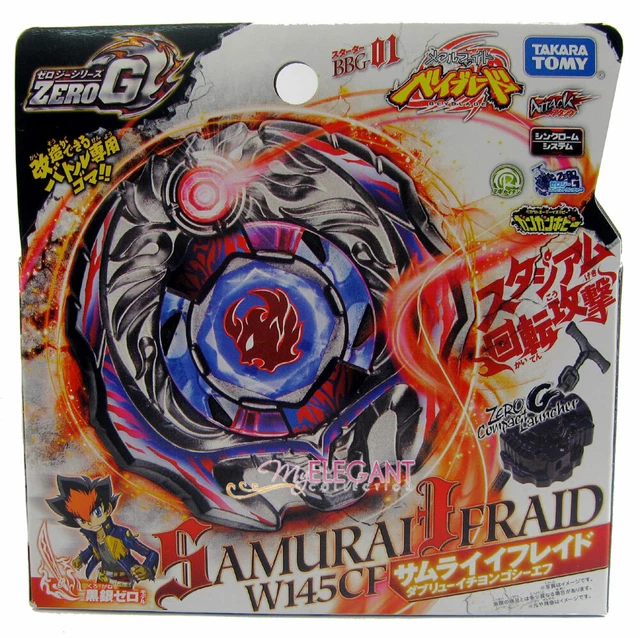 TAKARA TOMY ZERO-G Beyblade Metal Fight Samurai Ifraid W145CF BBG-01 ...