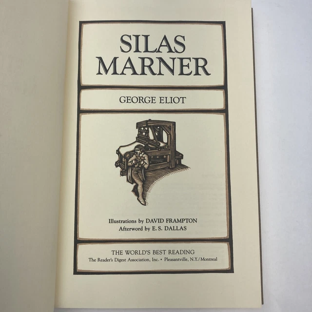 SILAS MARNER GEORGE Eliot Reader's Digest meilleure lecture au monde HC EUR 5,06 - PicClick FR
