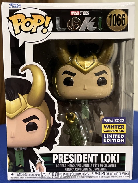 FUNKO POP! MARVEL Studios PRESIDENT LOKI #1066 Winter Con Convention ...
