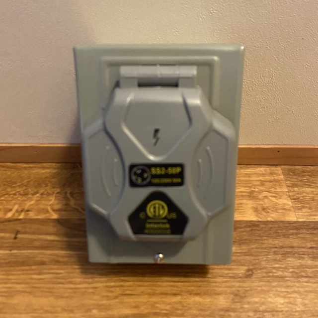 50 AMP GENERATOR Inlet Box NEMA SS2-50P Power Inlet Box With Pre ...