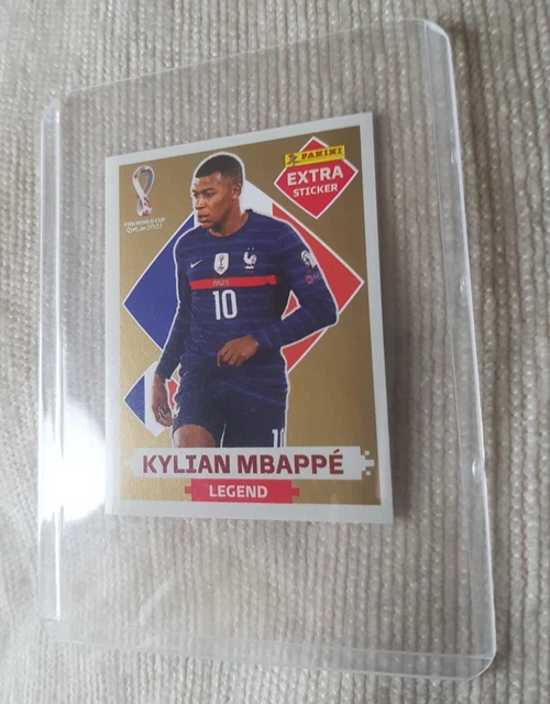 PANINI QATAR FIFA World Cup 2022 Kylian Mbappe GOLD Legend Extra ...