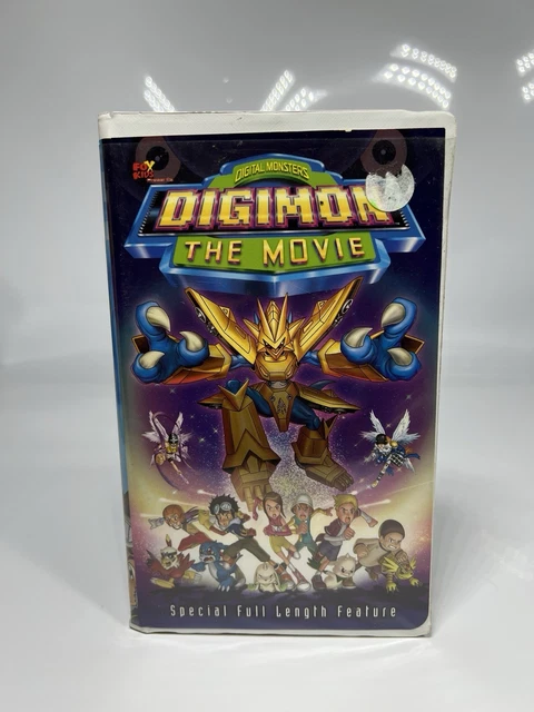 DIGIMON THE MOVIE - Fox Kids VHS - CLAMSHELL (2000) - Vintage Anime ...