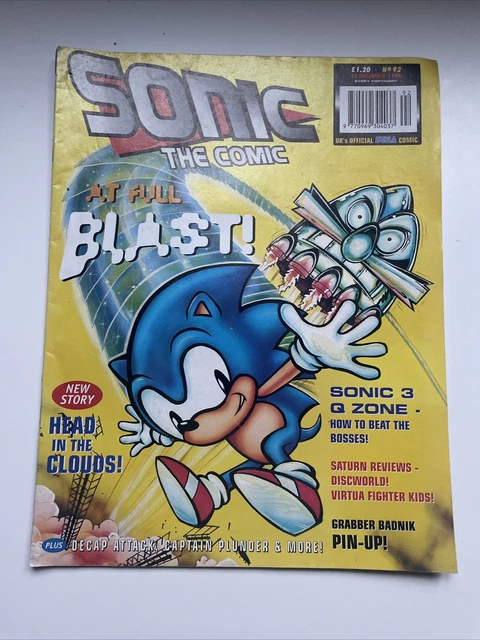 SONIC THE HEDGEHOG - Sonic The Comic UK - Sega / Fleetway Issue No. 140 ...