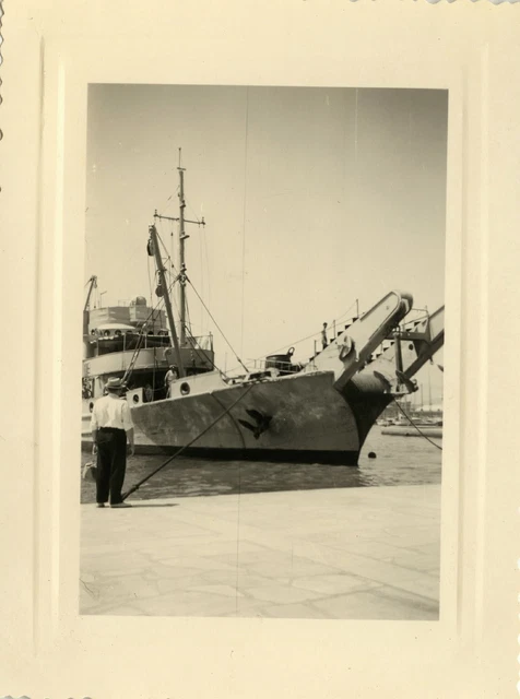 PHOTO ANCIENNE - Vintage Snapshot - Militaire Bateau Marine Américaine ... PHOTO ANCIENNE - Vintage Snapshot - Militaire Bateau Marine Américaine ...