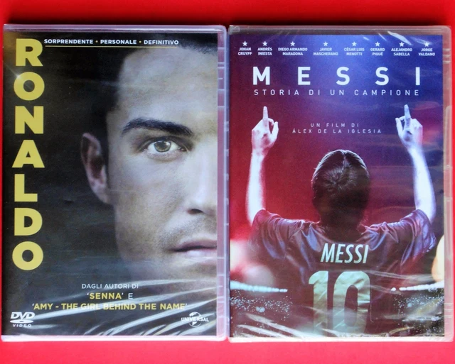 DVDS CRISTIANO RONALDO Lionel Messi Johan Cruyff Diego Armando Maradona ...
