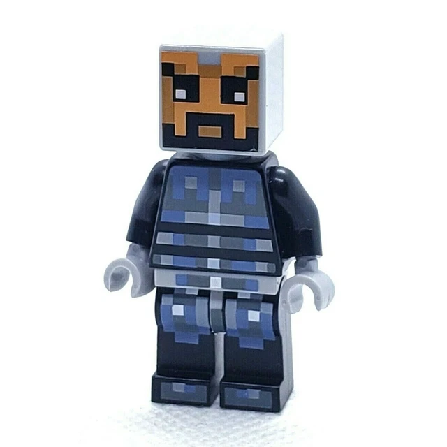 LEGO MINIFIGURE MINECRAFT Skin 5 Pixelated Male Armor min038 EUR 5,61 ...