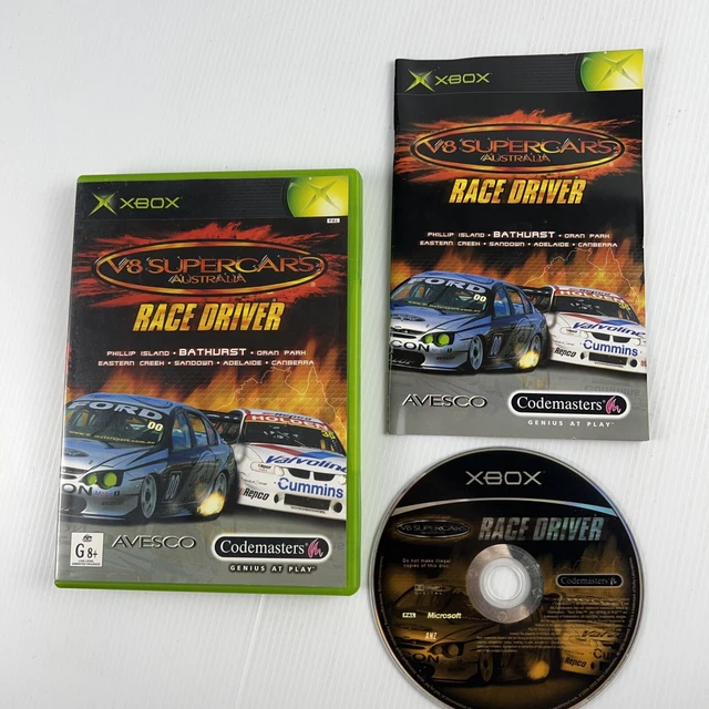 V8 SUPERCARS AUSTRALIA Race Driver - Xbox With Manual - PAL Free Post ...