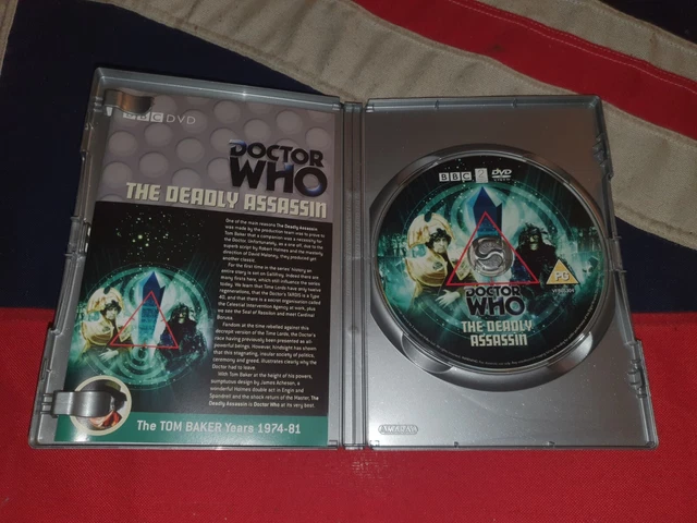 CLASSIC DOCTOR WHO BBC DVD The Deadly Assassin Tom Baker 4th Fourth Dr ...