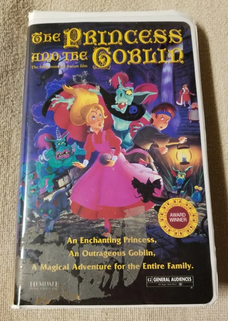 THE PRINCESS AND the Goblin VHS Video Tape Animated 1994 Siriol ...