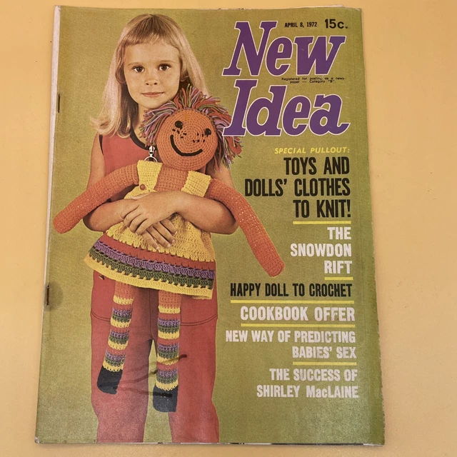 NEW IDEA MAGAZINE 8 April 1972 Australia Vintage $15.00 - PicClick AU
