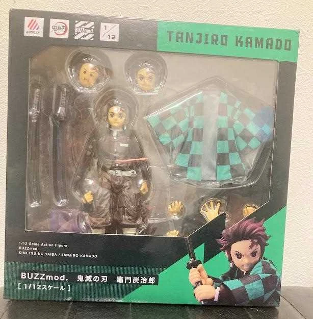 DEMON SLAYER: KIMETSU no Yaiba Tanjiro Kamado Figure 1/12 BUZZmod. Used ...