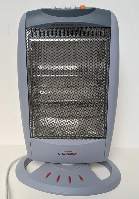 1200W HALOGEN ELECTRIC Heater | 3-Bar | Tilting | Working £16.15 ...