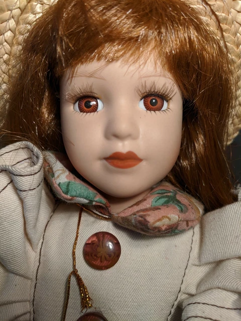 WINDSOR COLLECTION GENUINE Porcelain Doll 30cm Tall "Alice" collectable ...