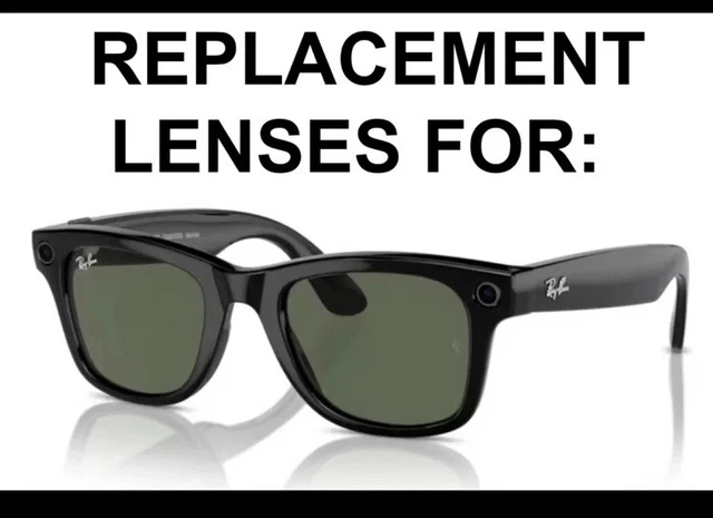 RAY BAN META Wayfarer RW4012 50 Replacement Lenses Reading Glasses ...