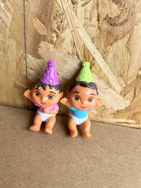 DORA THE EXPLORER Twin Babies Boy And Girl toy figures £7.99 - PicClick UK